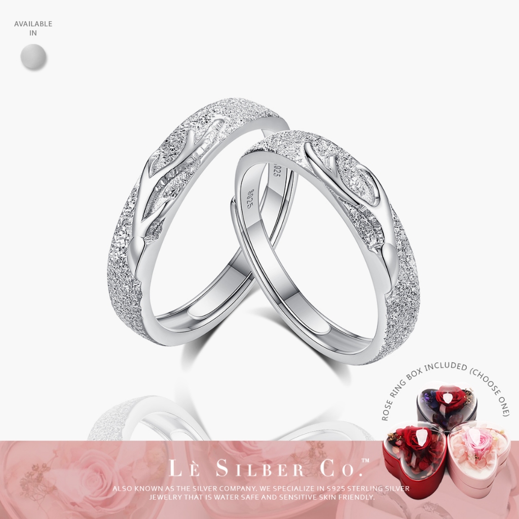 Lè Silber Co.S925 - Antlered Affection Couple Rings Cincin Pasangan ...