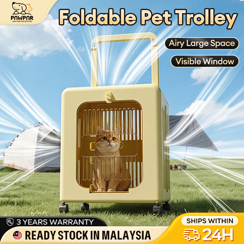 Extra Large Pet Trolley Case Cat Carrier Travel Portable Dog Trolley ...