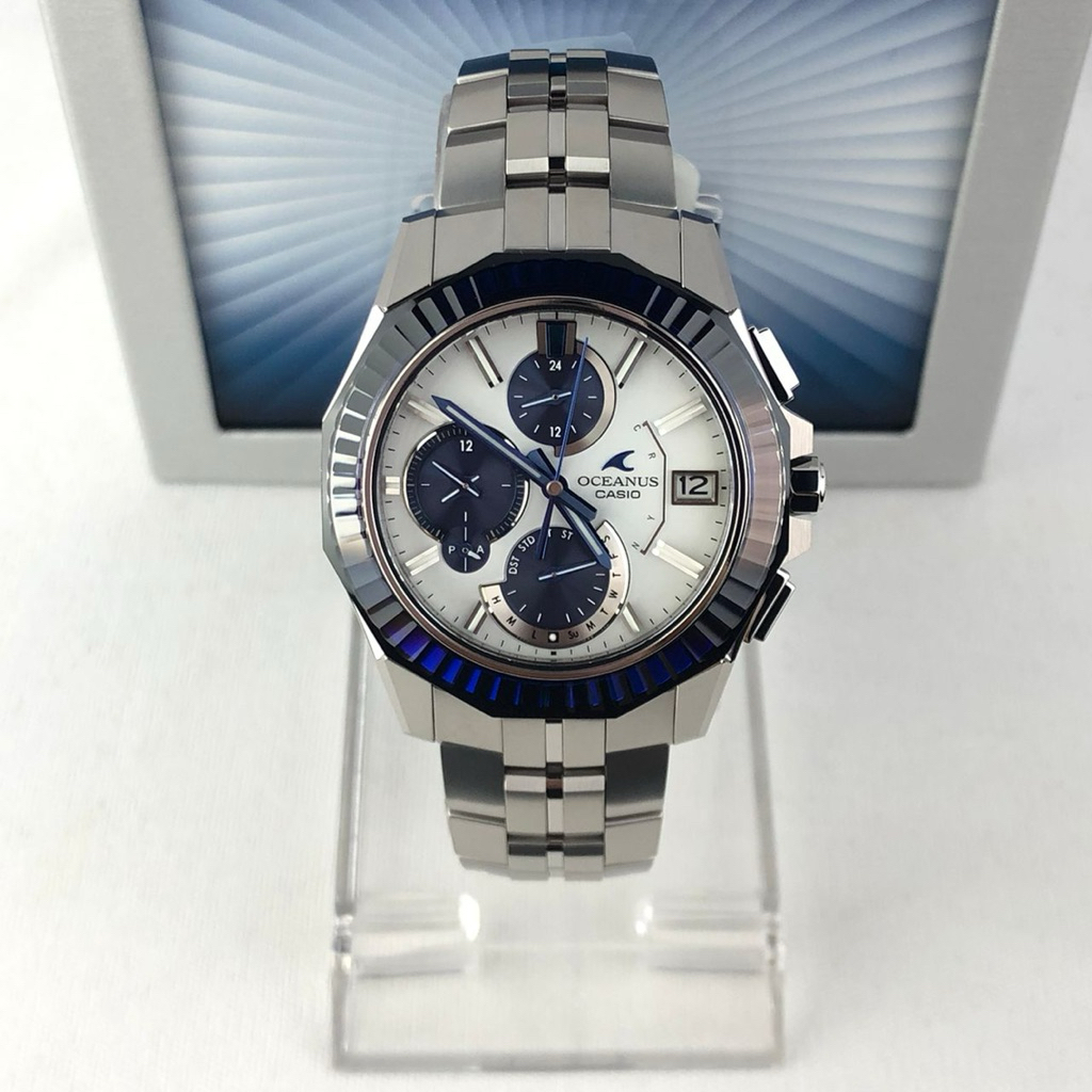 Casio Oceanus Manta “Platinum Blue” Limited Edition OCW-S6000PB-7A ...