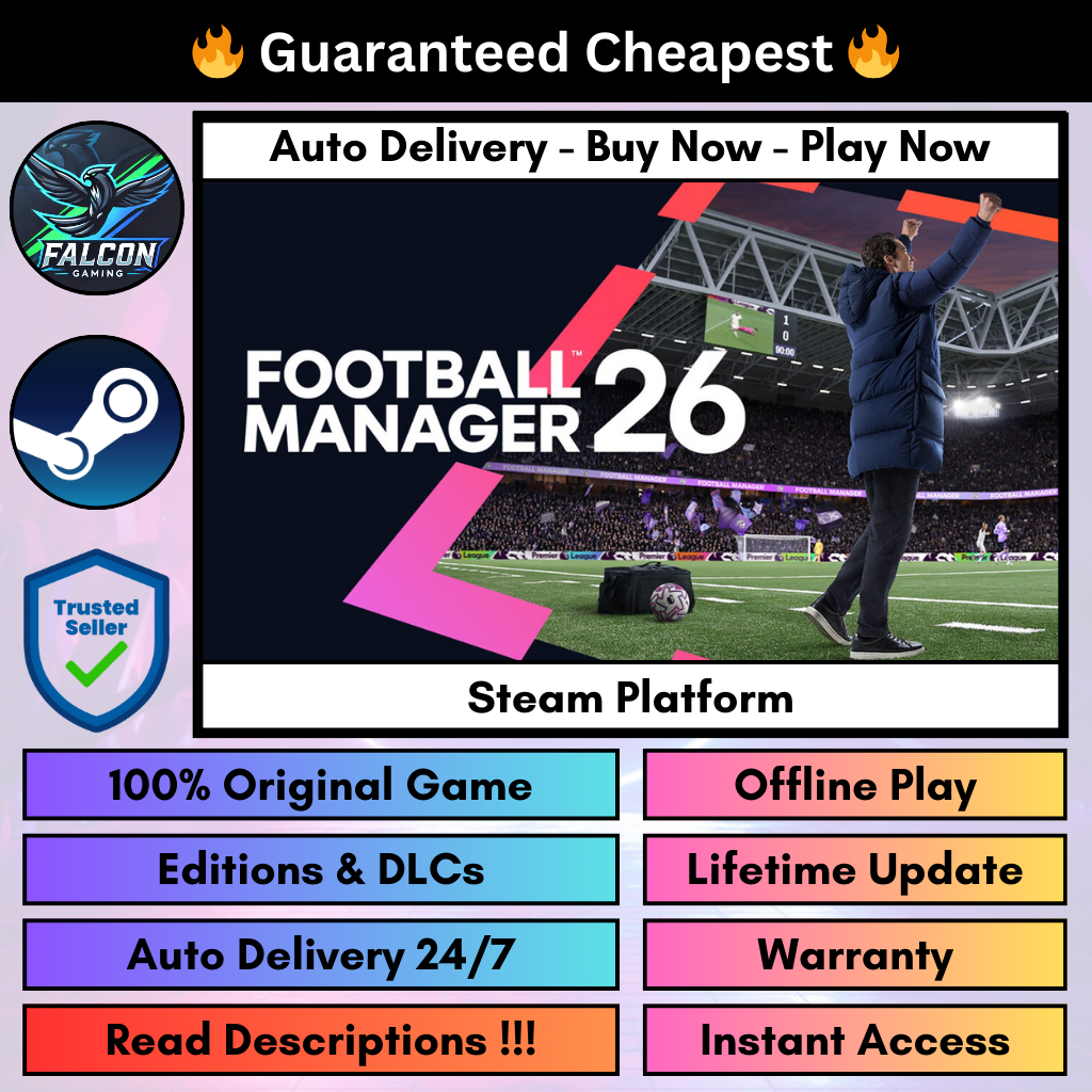 Football Manager 26 [Auto Delivery] Own Steam Account, Offline Mode ...