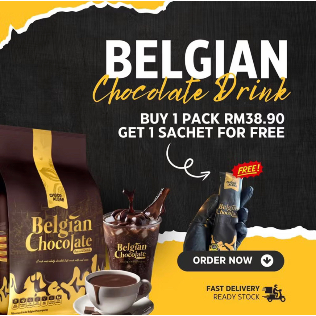 Belgian Chocolate Choco Albab | Shopee Malaysia