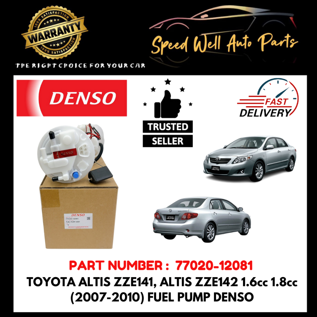 [ DENSO FUEL PUMP ] TOYOTA ALTIS ZZE141, ALTIS ZZE142 1.6cc 1.8cc FUEL ...