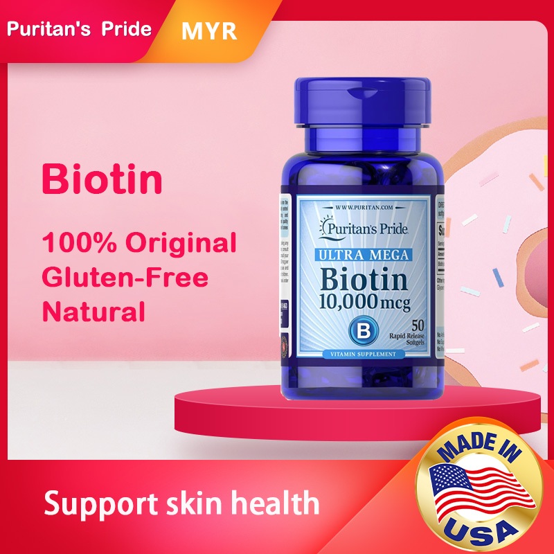 [Puritan's Pride] Biotin (Supports healthy hair, skin and nail ...