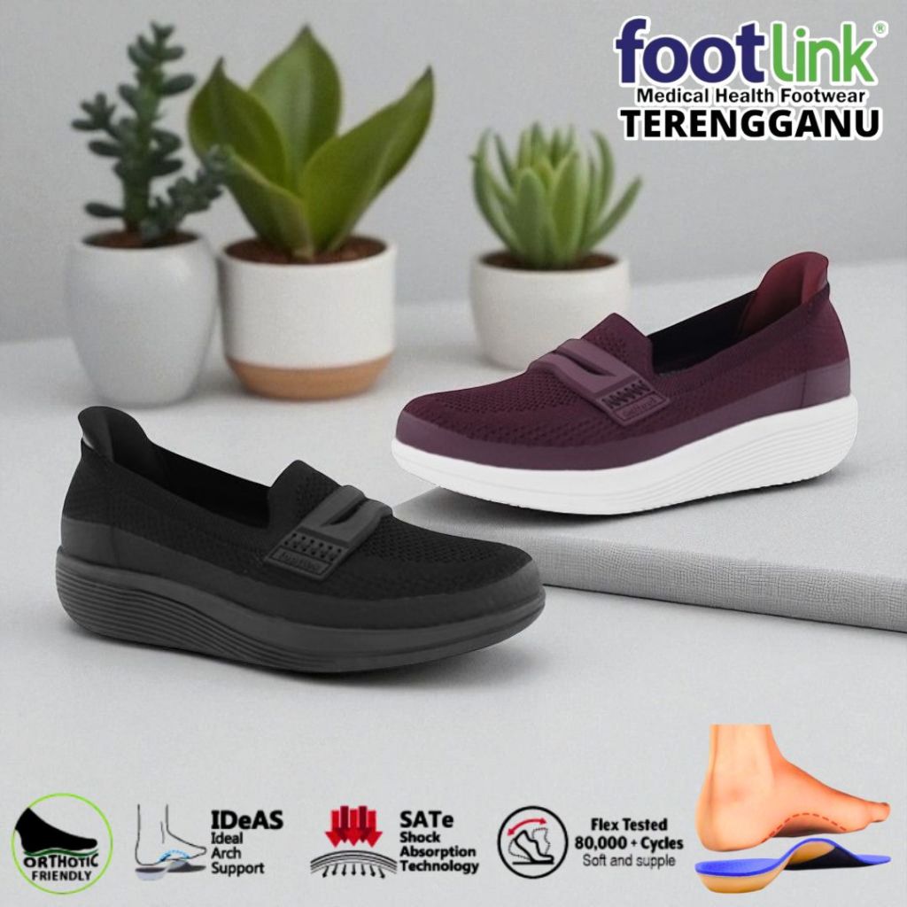 Footlink MD 31-801 & MD 61-801 Medical Health Women Shoe | Shopee Malaysia