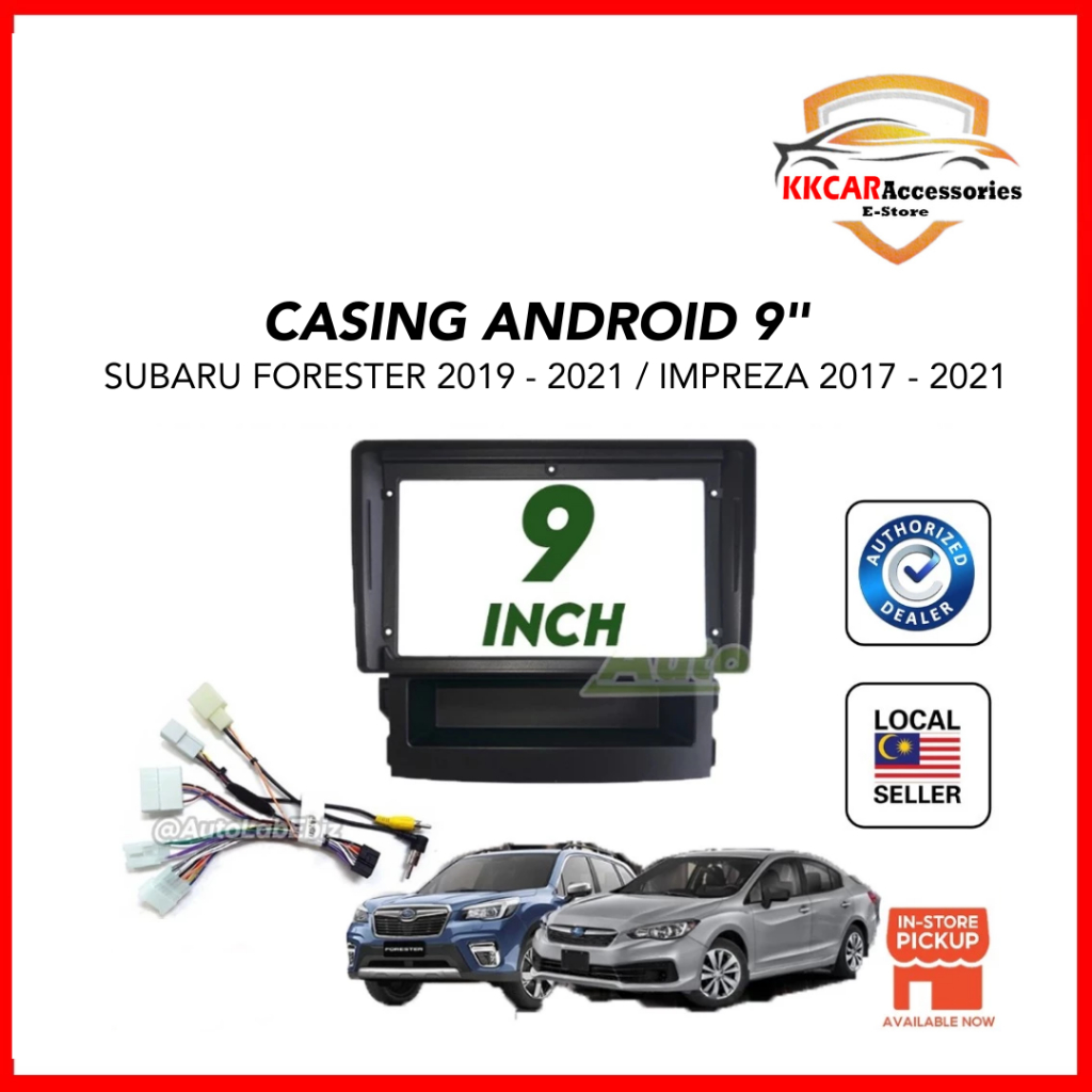 Subaru Forester 2017-2019 9 Inch Android Player Casing Car Stereo Frame ...