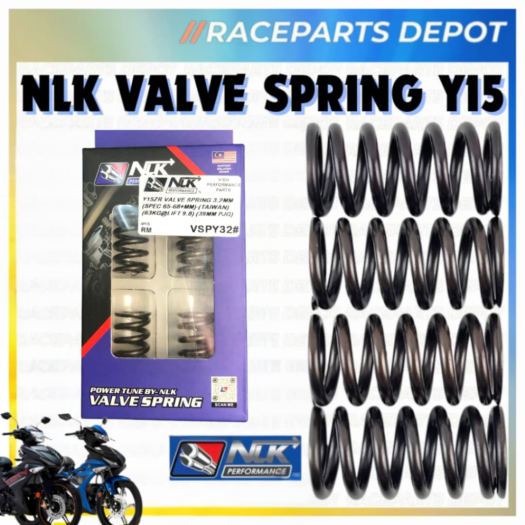 NLK Performance Valve Spring Racing Y15ZR Y16ZR RS150 Oval VHV VSP 2 ...