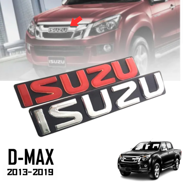 ISUZU Logo For Dmax 2013-2019 Logo Auto Front Grille Emblem Badge ...