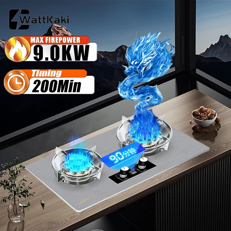 🔥5-year warranty🔥9KW Stainless Steel Gas Stove Build-In / Tabletop ...
