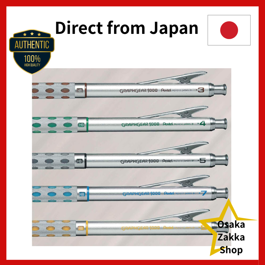 Pentel Graph Gear 1000 0.3/0.4/0.5/0.7/0.9 mm [Direct from Japan ...