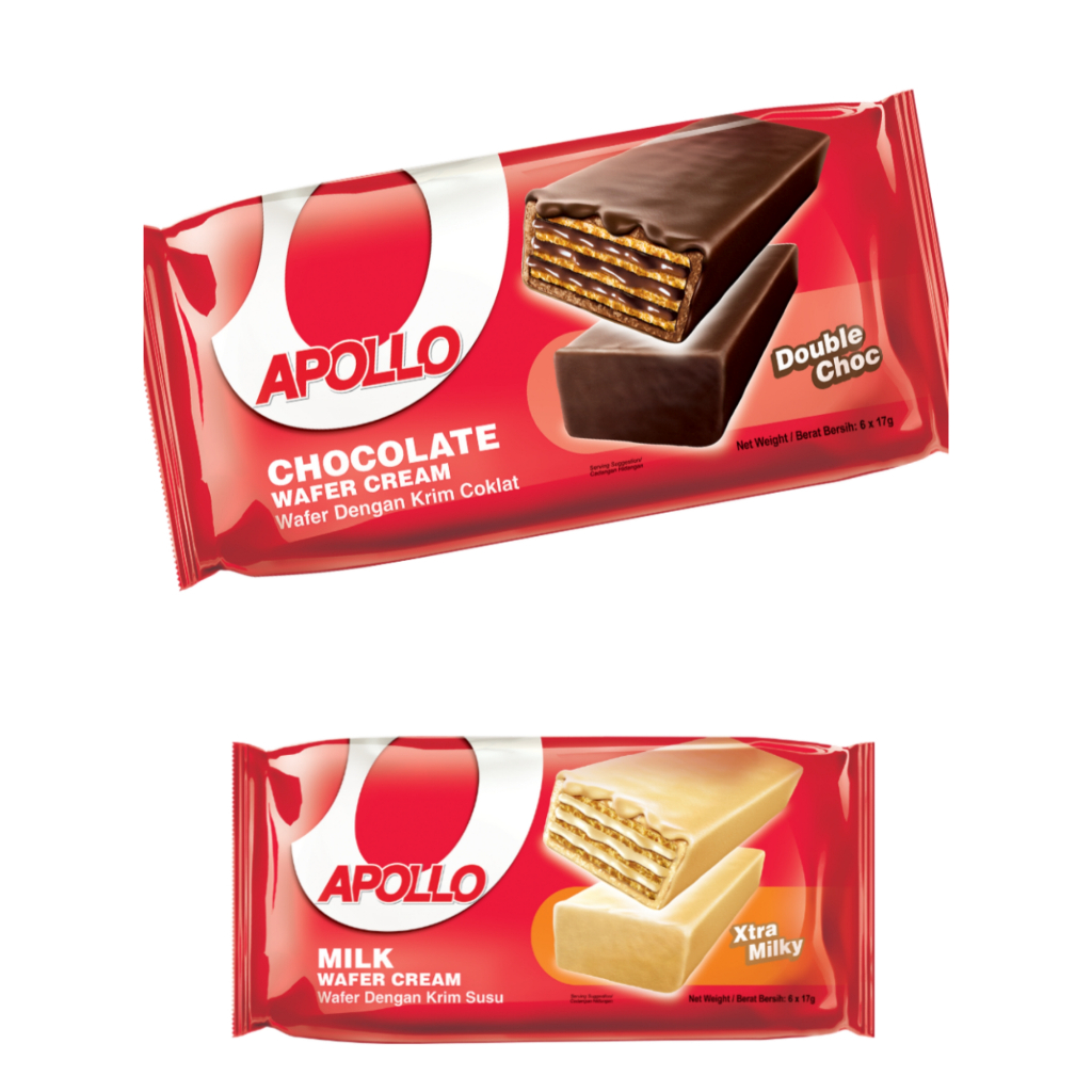 Apollo Wafer Cream 17g x 6s | Shopee Malaysia