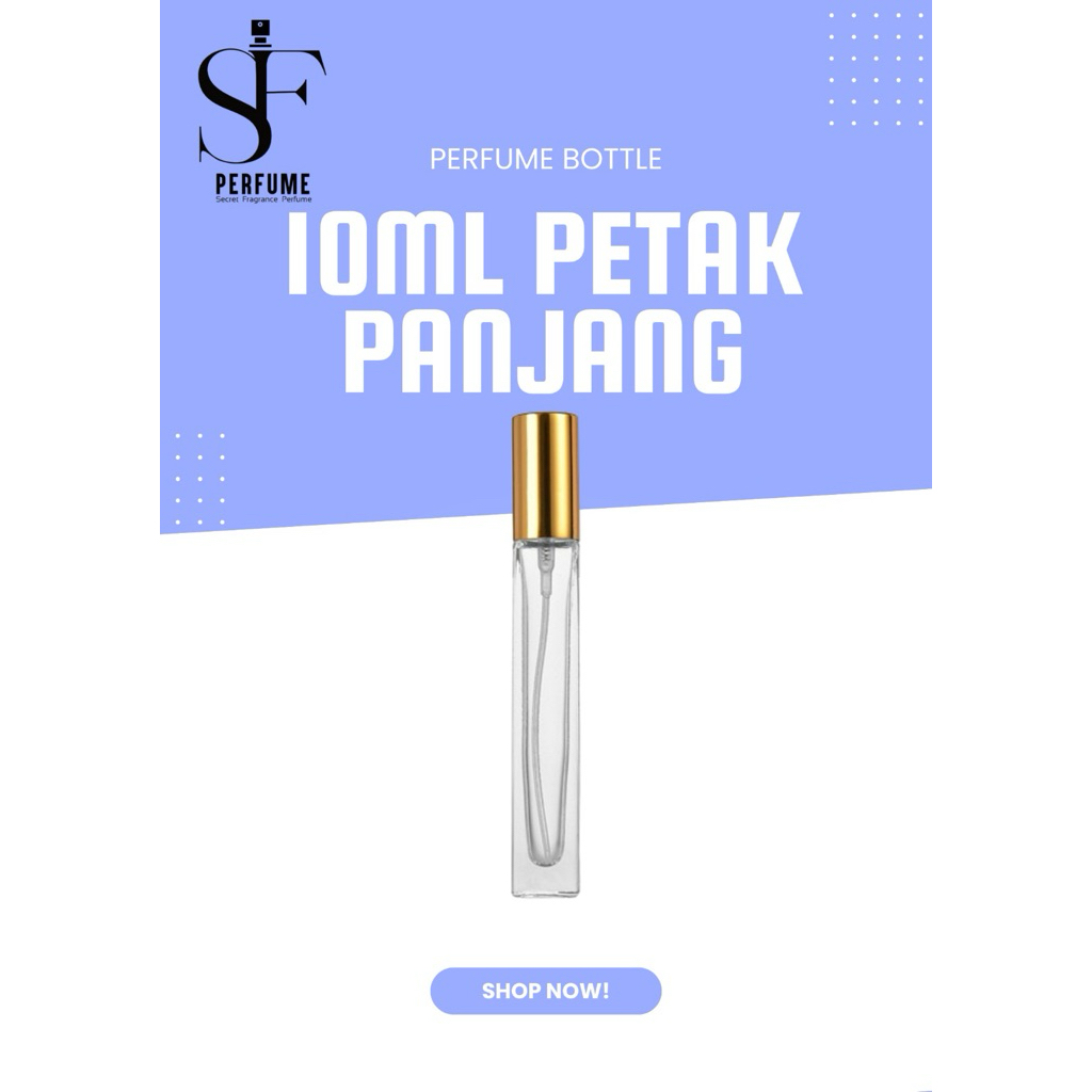 10ml Screw Perfume Bottle Refillable /Botol Kosong Minyak Wangi PETAK ...