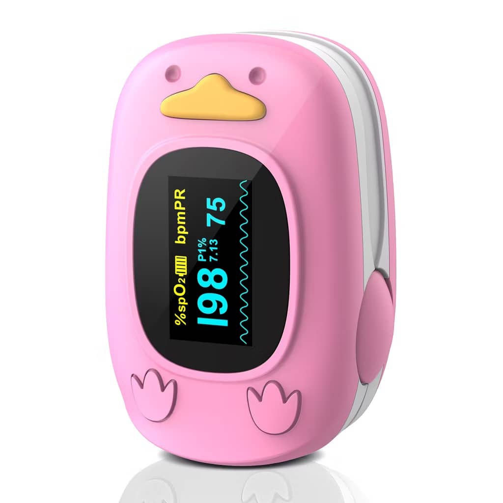 HealthTree Baby Pulse Oximeter Kids Fingertip Oxymeter SpO2 Blood ...