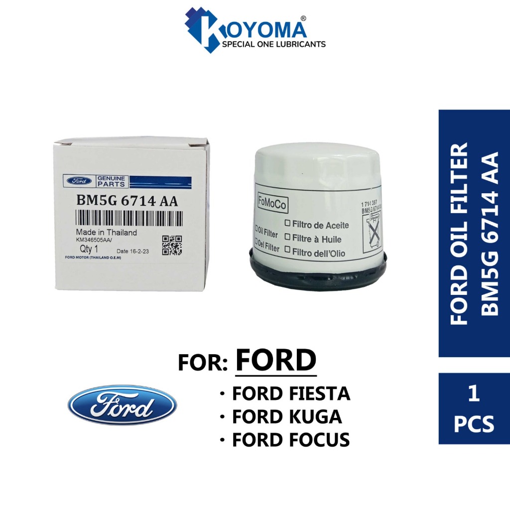 FORD FIESTA OIL FILTER (BM5G 6714AA) | Shopee Malaysia