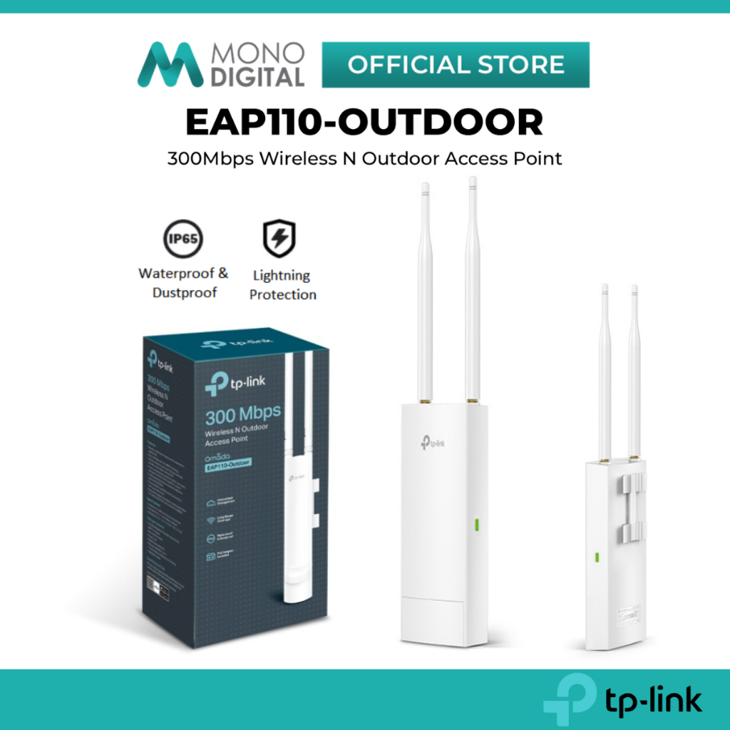 TP-LINK EAP110-Outdoor 300Mbps / EAP225-Outdoor AC1200 MU-MIMO Gigabit ...