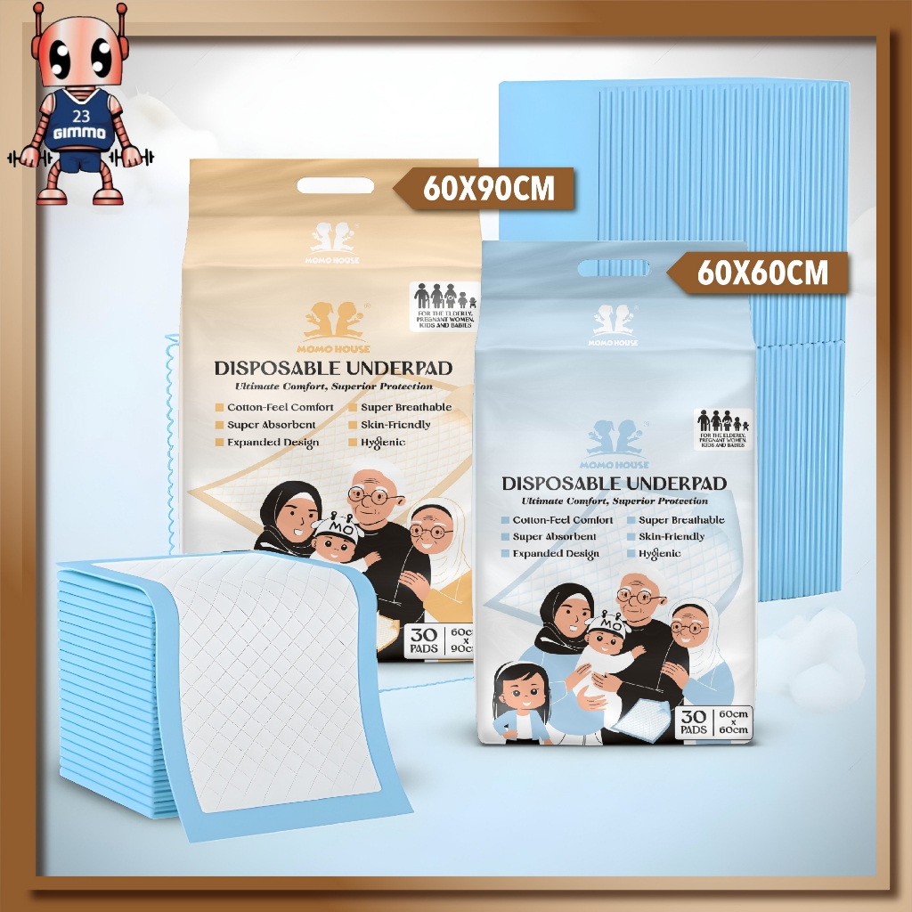 Kasumi Underpad Disposable Pad Disposable Underpad 60x90cm Changing Pad ...
