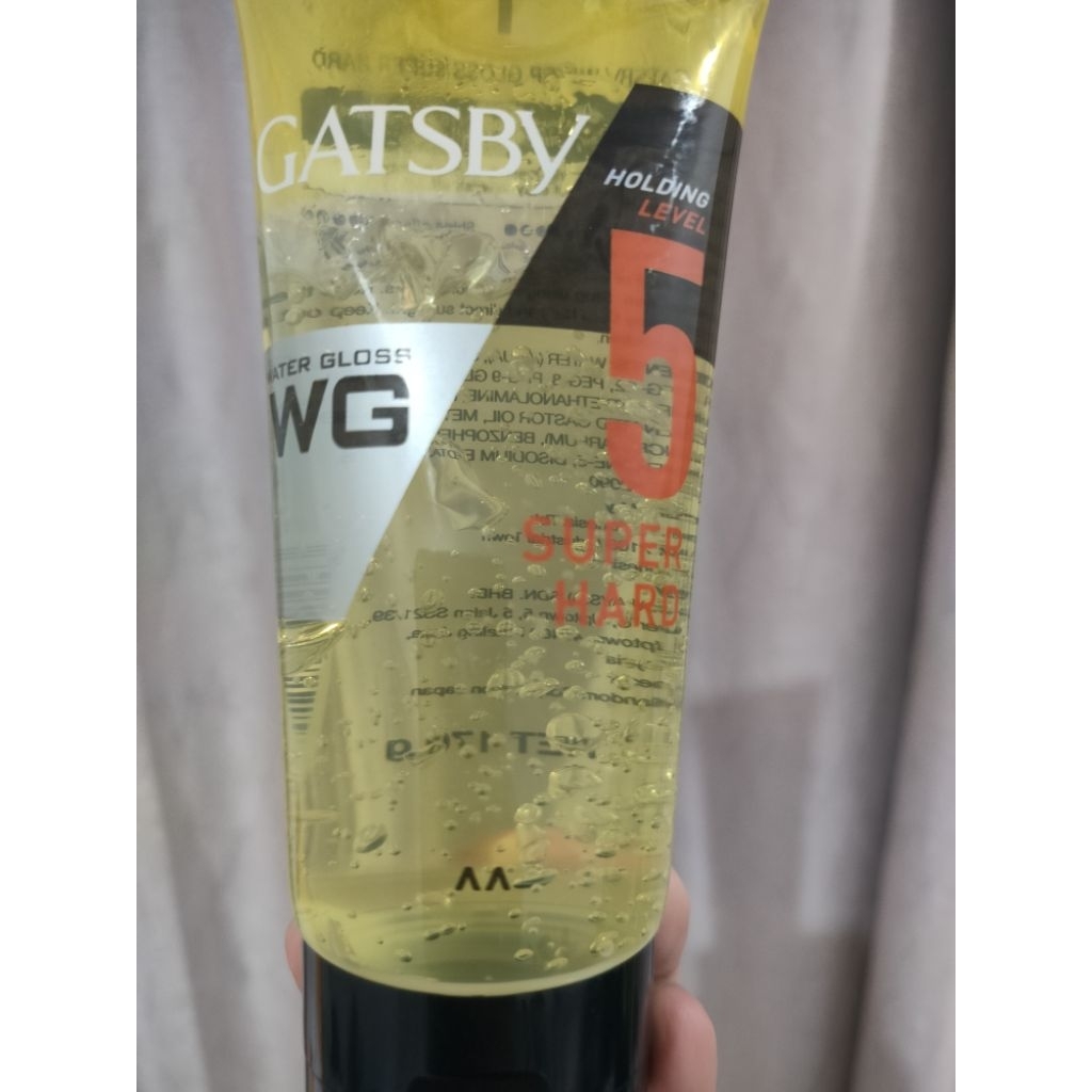 GATSBY water gloss hair super hard 170g | Shopee Malaysia