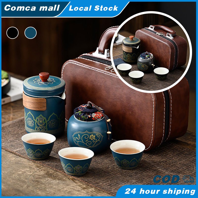 Tea Pot Set With Storage Bags / Portable Kung Fu Tea Set / Travel ...