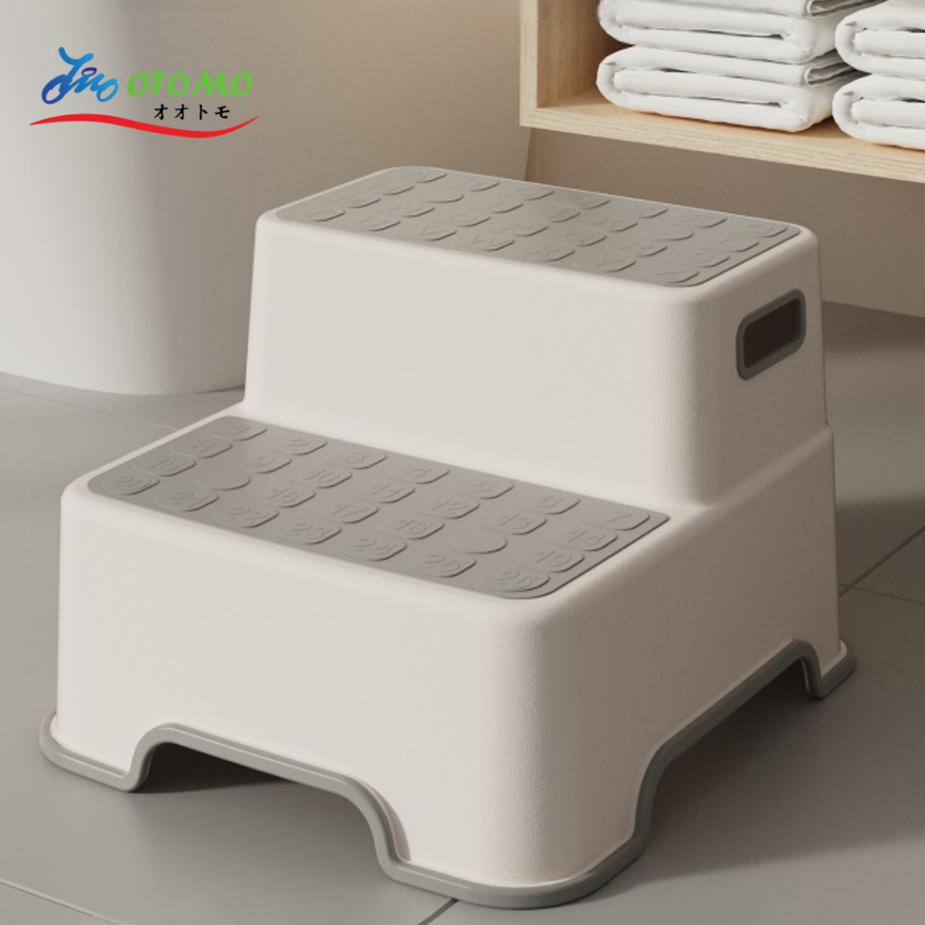 Thick Plastic 2 Step Stool Kids Toddler Stool Toilet Potty Training ...