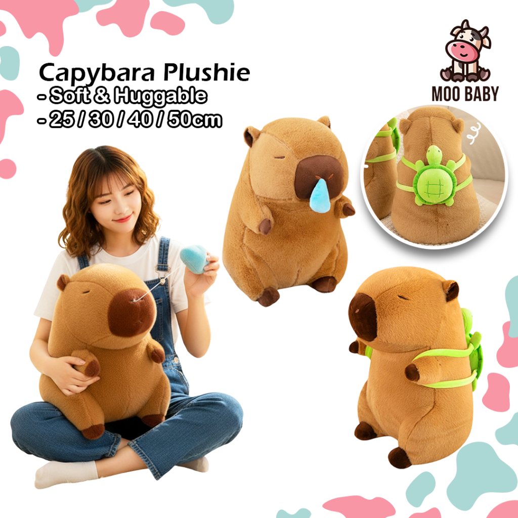 ⭐Moo Baby Kabibala Anak Patung Capybara Toy Cabibara Capibala Stuffed ...