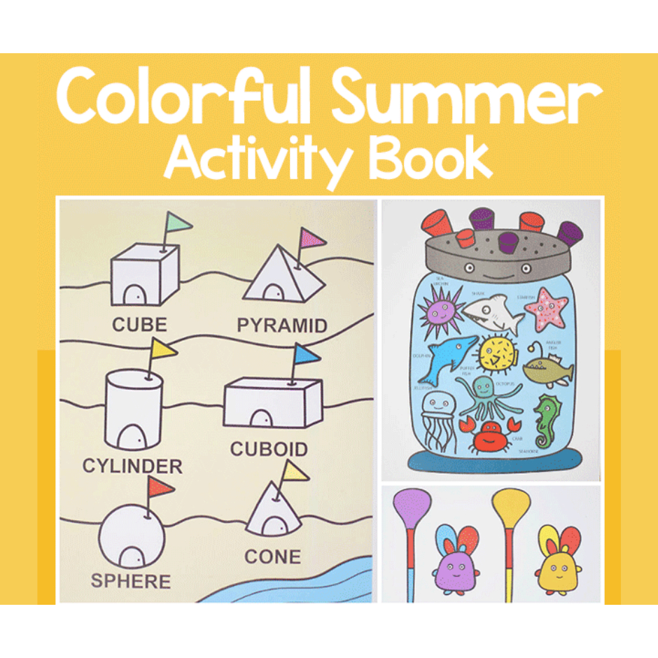 A770 – [PDF] Summer Busy Book 14 pages / kids activities preschool ...