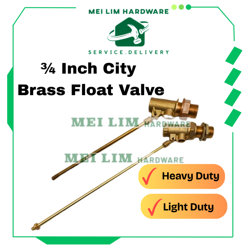 3/4" 20mm Brass Float Valve Light Duty & Heavy Duty/ Water Tank Float ...