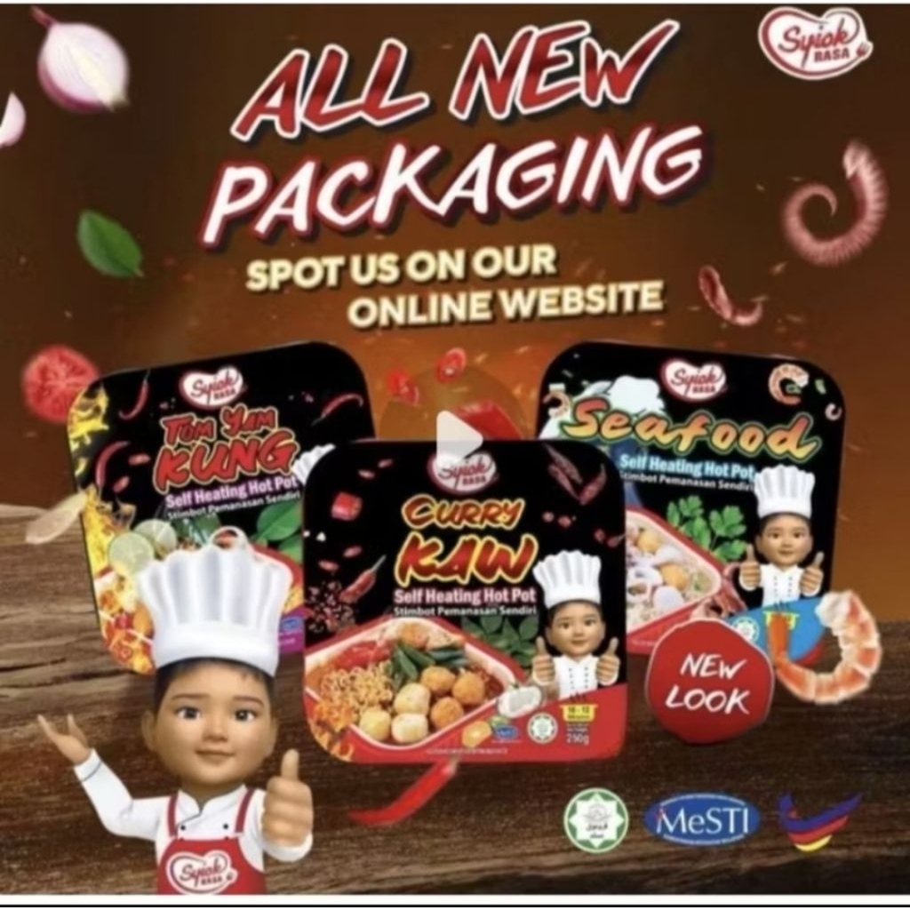 ( Self Heating Hotpot ) Syiok Rasa Tom Yum Kung Kari Kaw Halal Ready ...