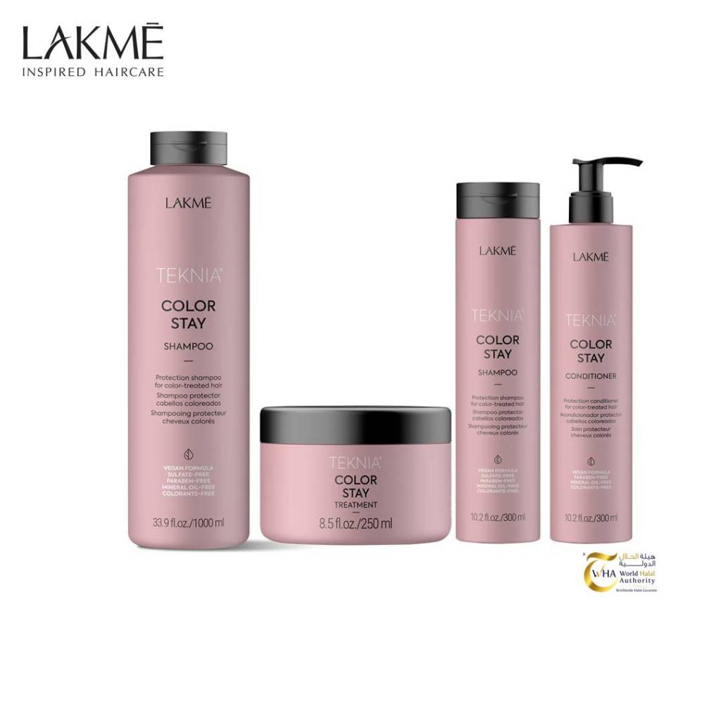 Lakme Teknia Color Stay Collection Shampoo / Conditioner / Treatment ...