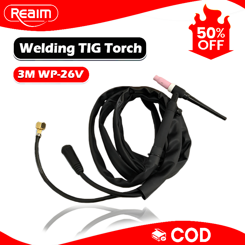 REAIM TIG Welding Torch 3M WP26V For MIG/TIG Welding Machines Argon Arc ...