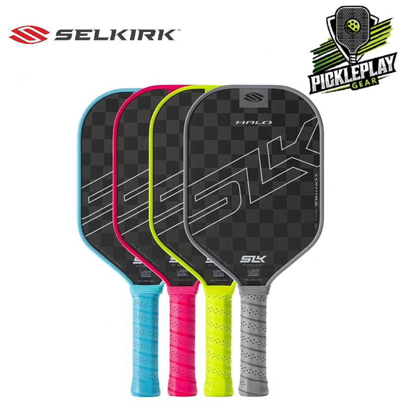 Selkirk SLK Halo Control Max / XL Pickleball Paddle - Volt Green / Pink ...