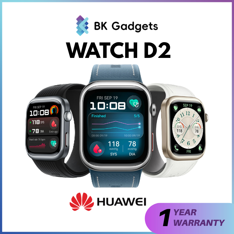 Jam Pintar Huawei Watch D2 AMOLED ECG Tekanan Darah Heart Rate Sleep ...
