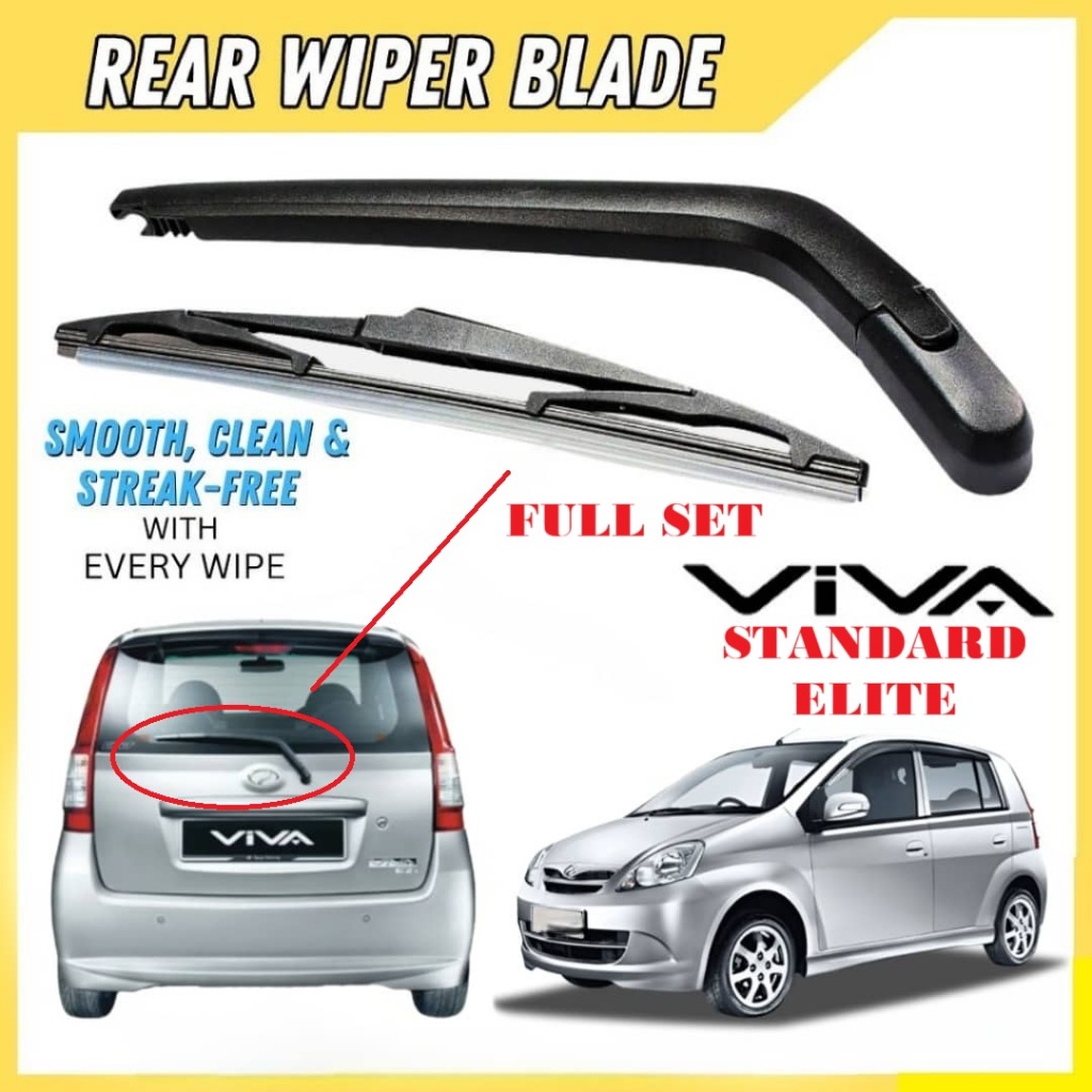 Car Wiper Window Blade Viva Rear Wiper Arm Windscreen Silicone Wiper ...