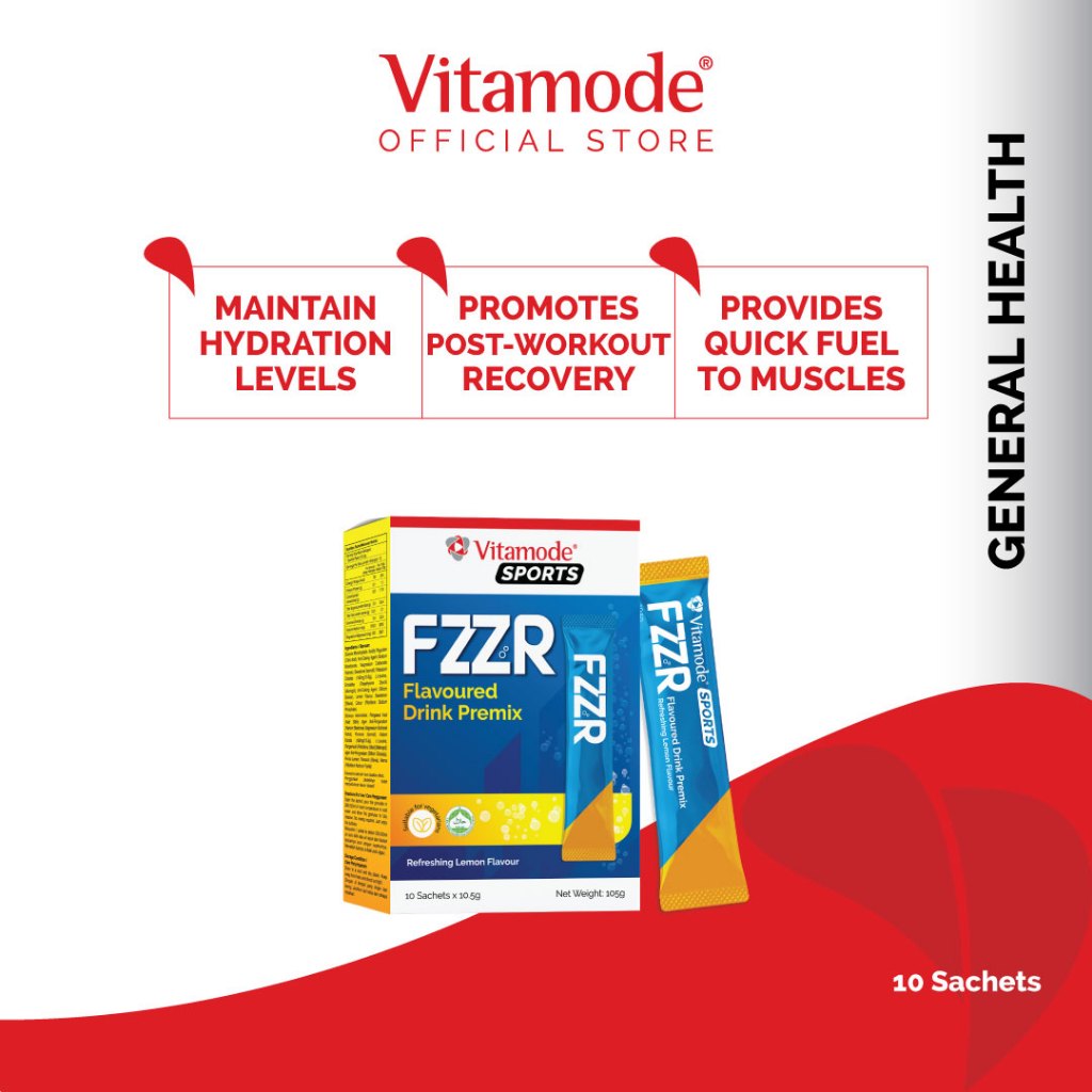 VITAMODE Sports FZZR Flavoured Drink Premix (Refreshing Lemon Flavour ...