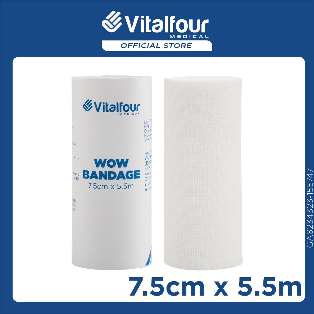 WOW Bandage / Gauze Bandage (Individual Packaging)(2.5cm / 5cm / 7.5cm ...