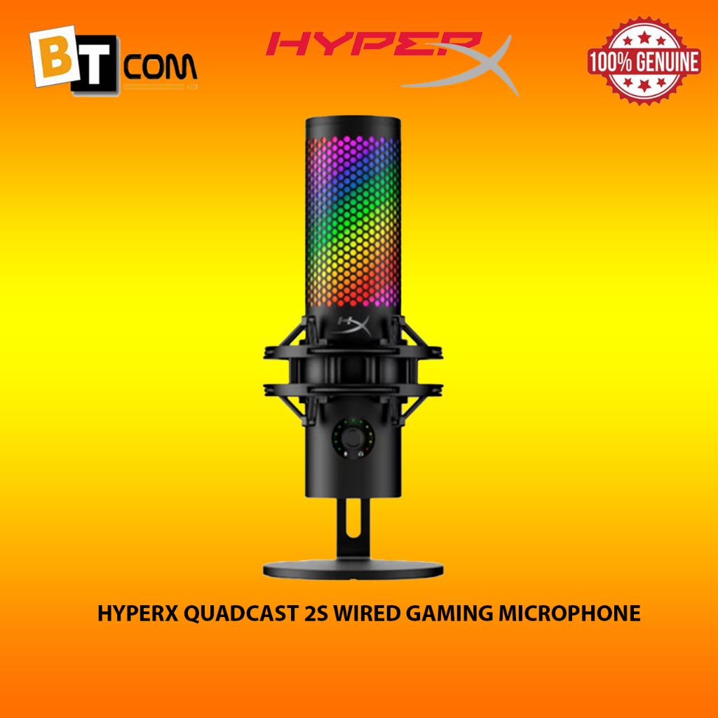HYPERX QUADCAST 2S WIRED GAMING MICROPHONE HYP-9A273AA | Shopee Malaysia
