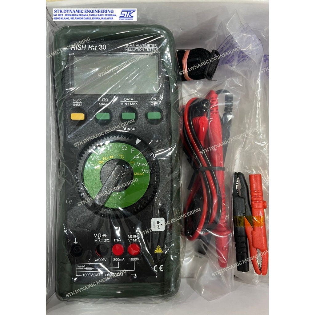 RISH MIT 30 ANALOG DIGITAL MULTIMETER WITH INSULATION RESISTANCE ...