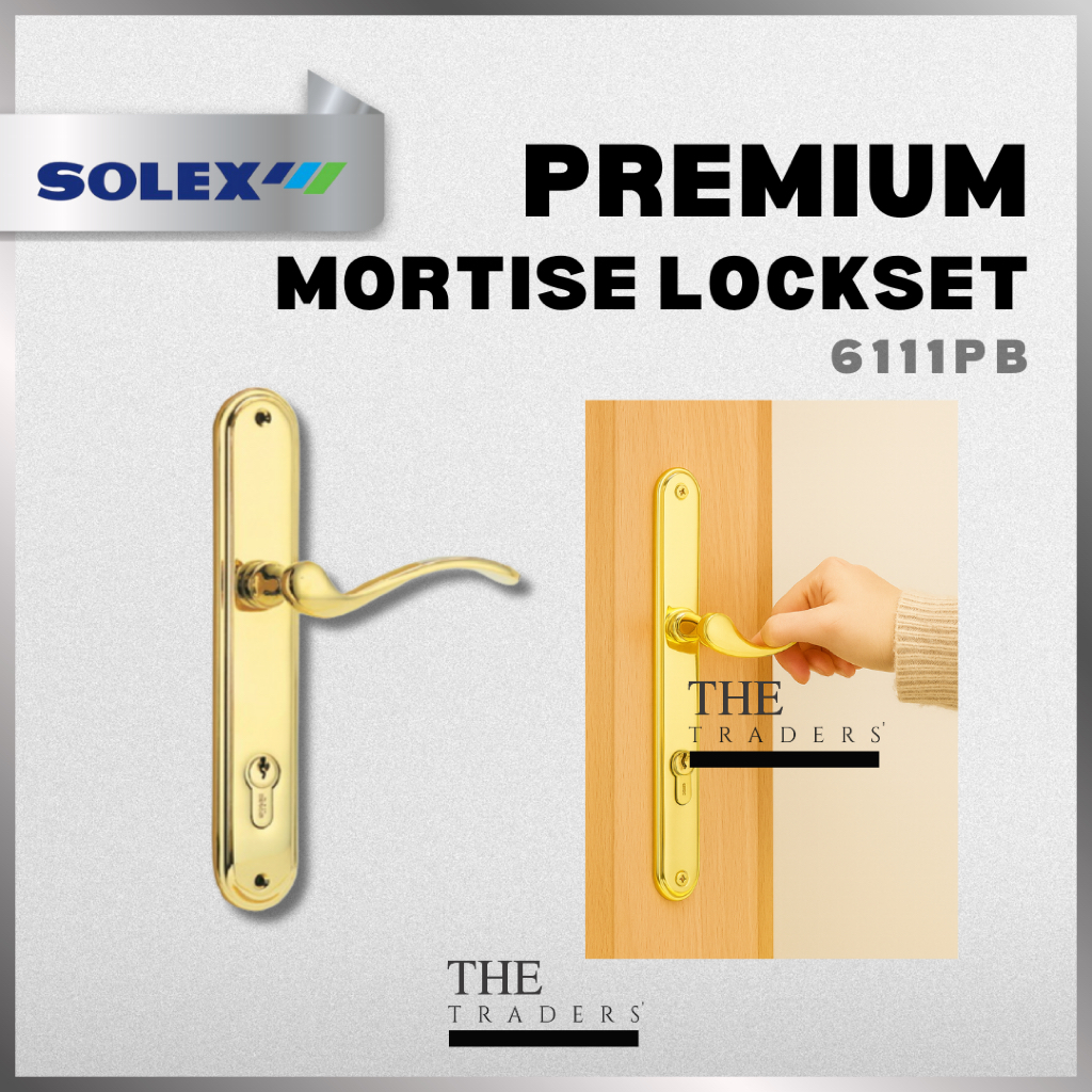 The Traders 100% Original Solex Premium 6111PB Main Entrance Mortise ...