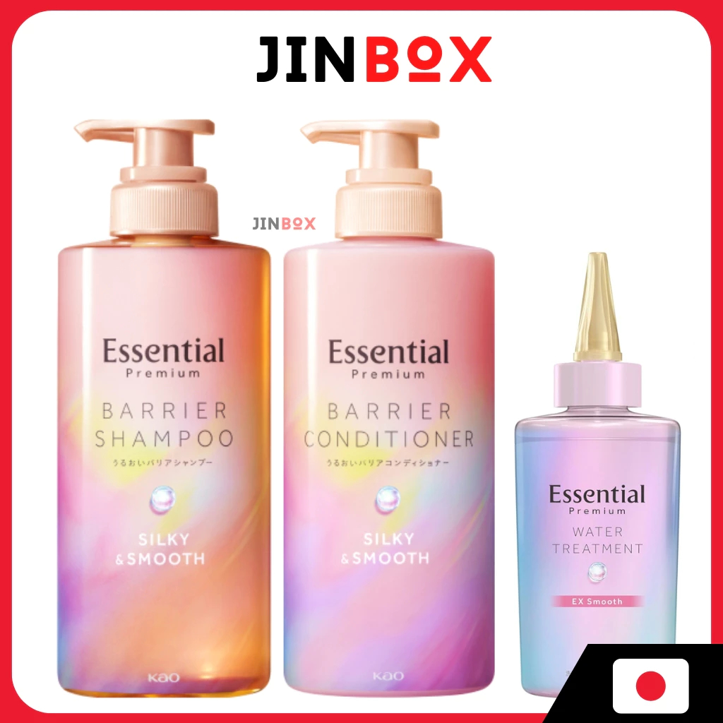 KAO Essential Premium Barrier Shampoo & Conditioner Silky & Smooth | Shopee Malaysia