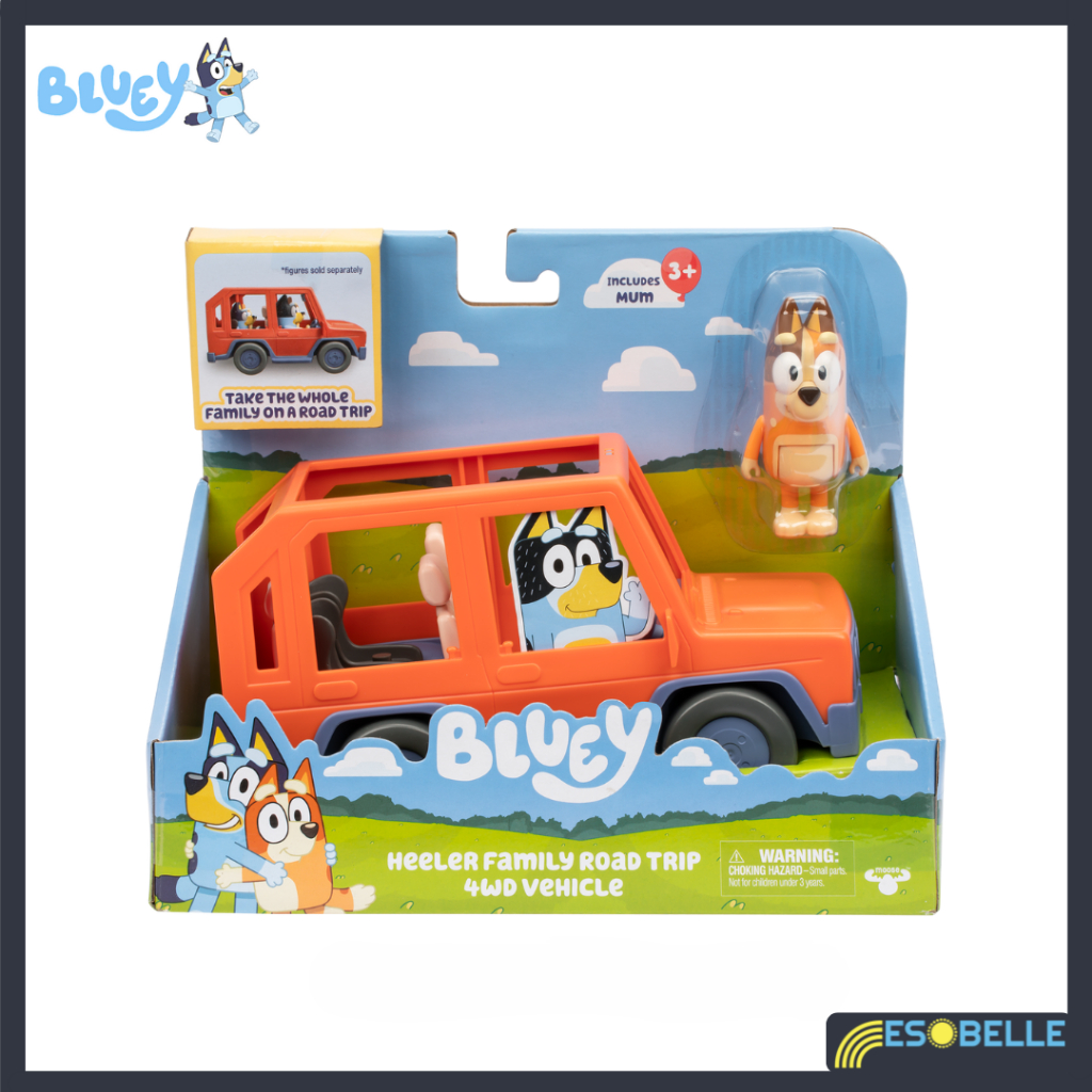 Bluey Family Road Heeler 4wd Vehicles | Play Date Role Figure Pet Toys ...