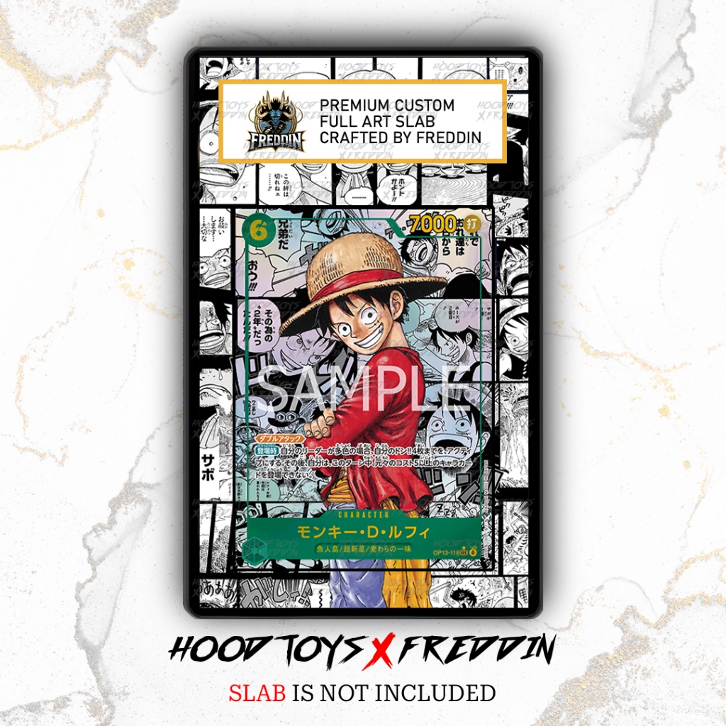 FULL ART SLAB MANGA LUFFY OP13 WHITE [ONE PIECE TCG] | Shopee Malaysia