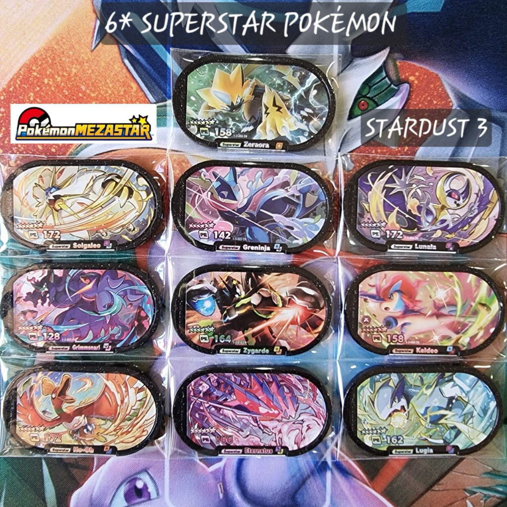 Pokemon Mezastar Stardust 3 (Original English Version) - 6 Stars Meza ...