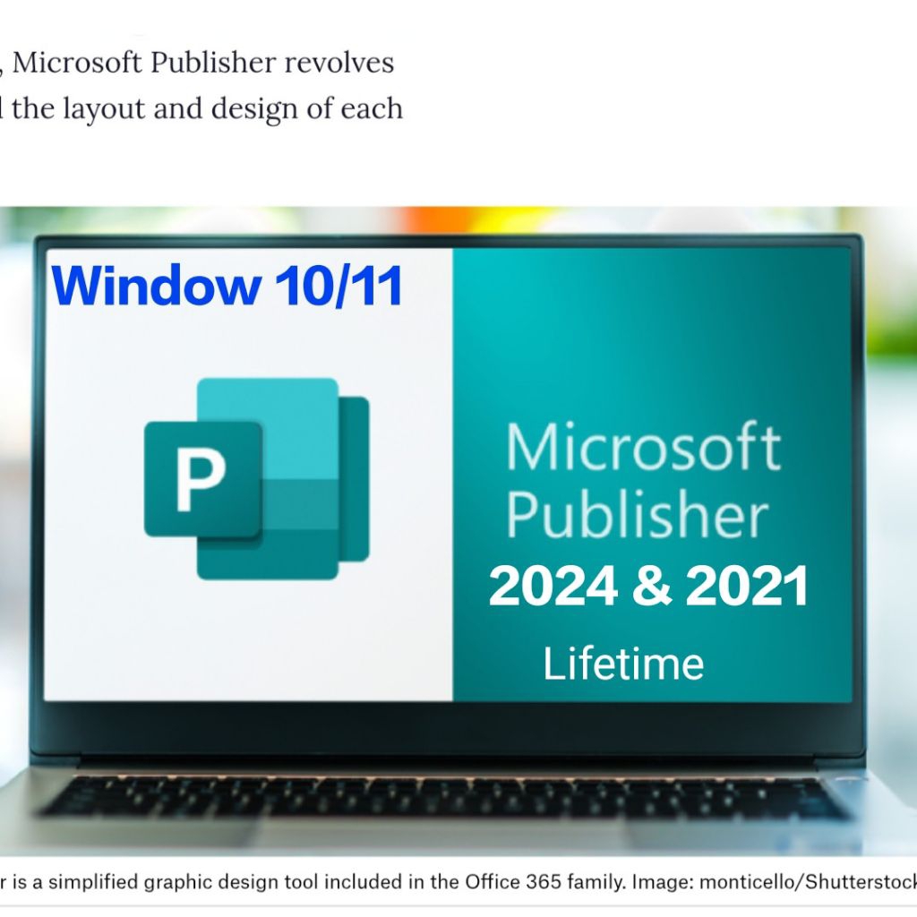 Microsoft Publisher 2021 & 2024 lastest Lifetime warranty project 2024 ...