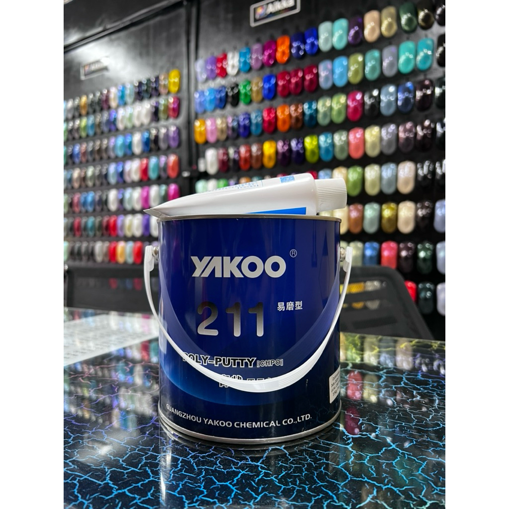 YAKOO 211 POLY-PUTTY WITH HARDENER (3.5KG) | Shopee Malaysia
