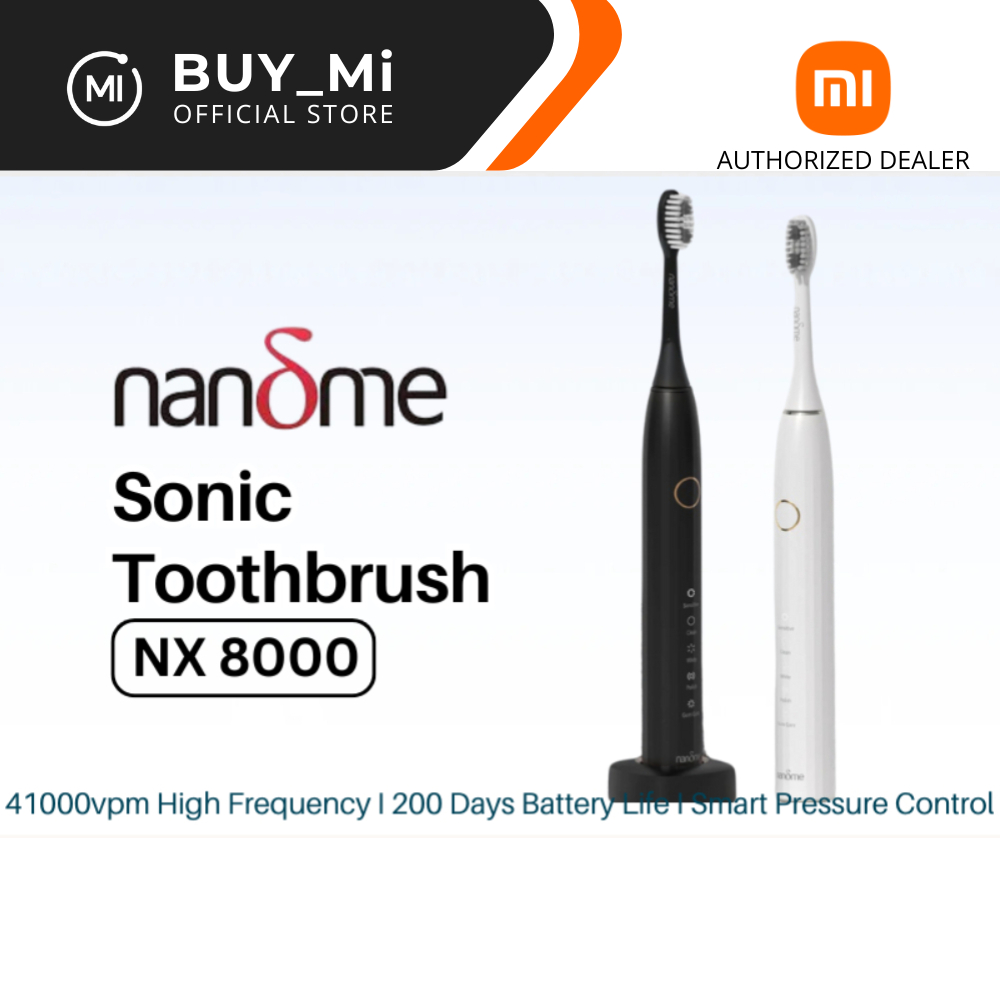 Nandme NX 8000 Smart Sonic Electric Toothbrush Pressure Control 200 ...