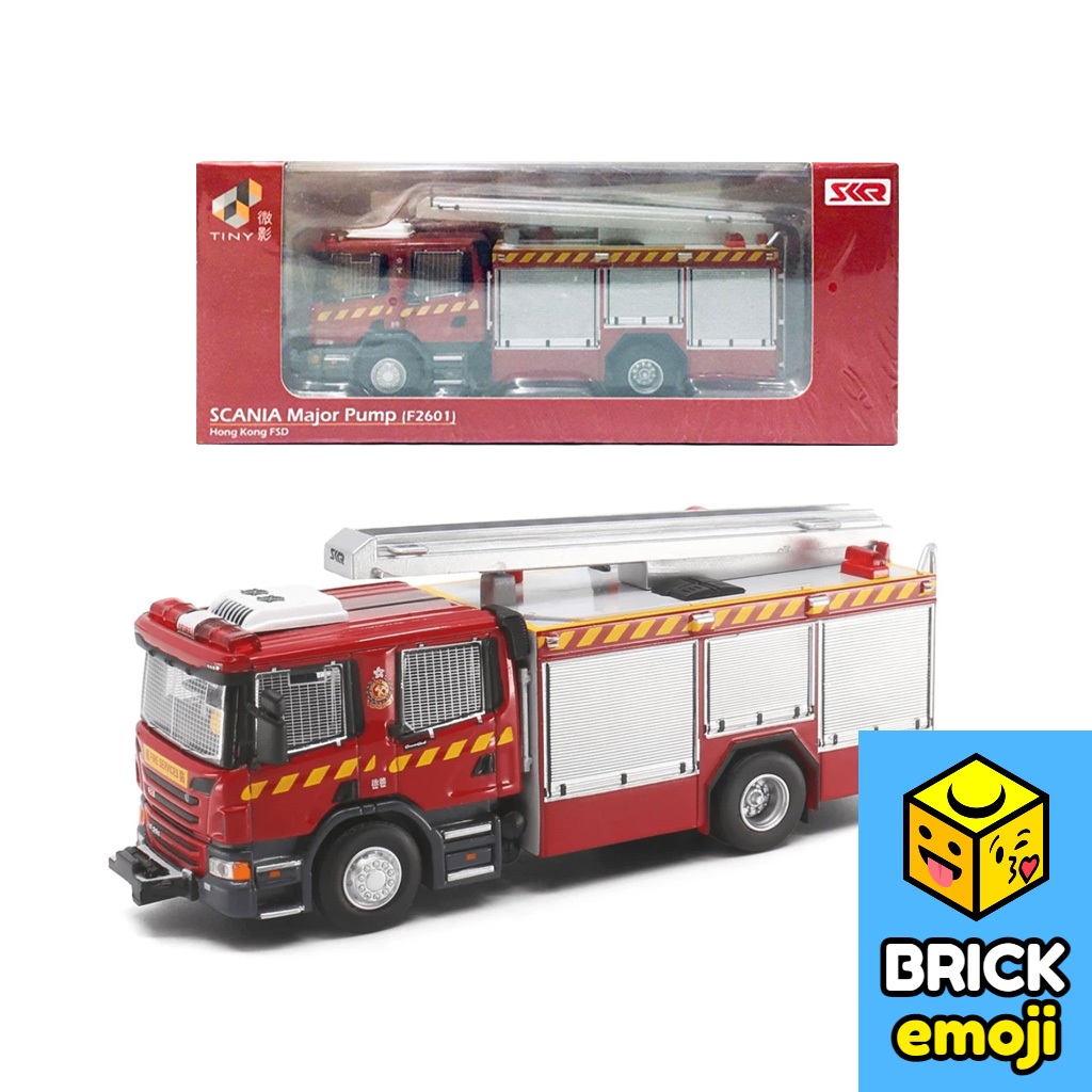 Tiny ATC64957 Hong Kong Fire Engine FSD Scania Major Pump F2601 1/76 ...