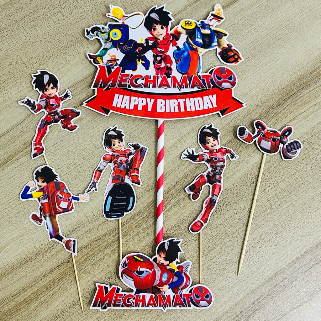 Topper Cake Mechamato | Shopee Malaysia