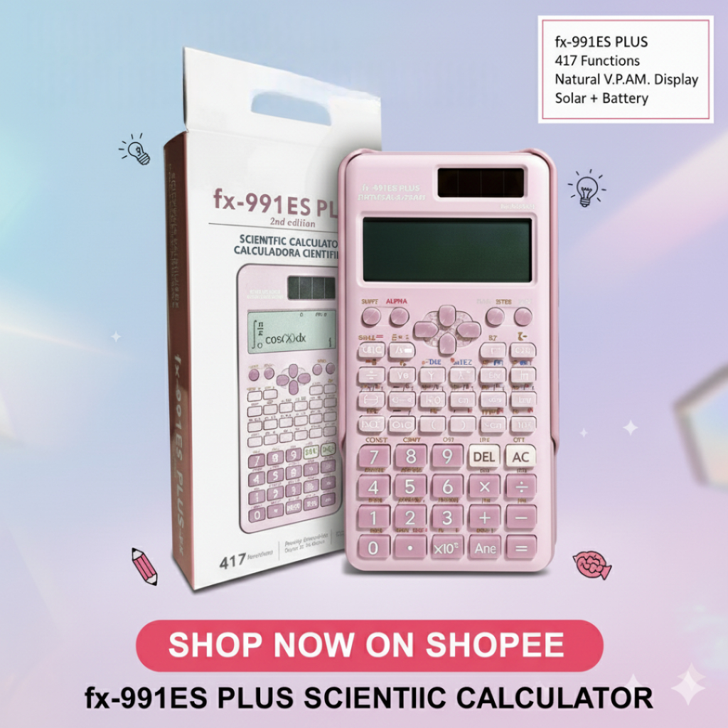 FX991-ES PLUS Second Generation Scientific Calculator Graphic /Equation ...