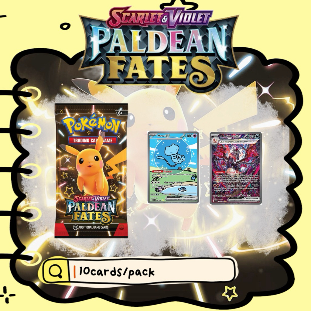 Paldean Fates English Pack | Shopee Malaysia