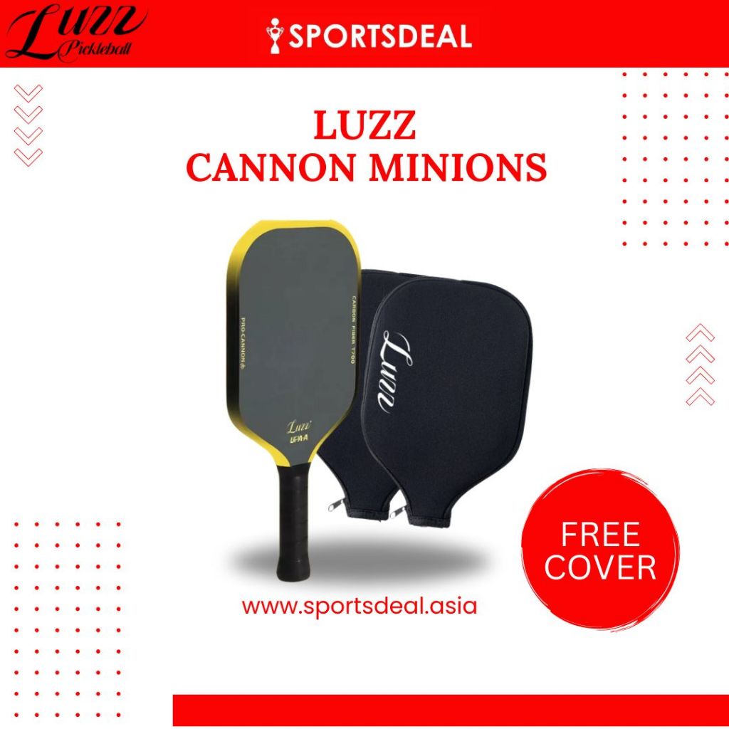 Luzz Pickleball Cannon Minions Pickleball Paddle (Includes Free Paddle ...