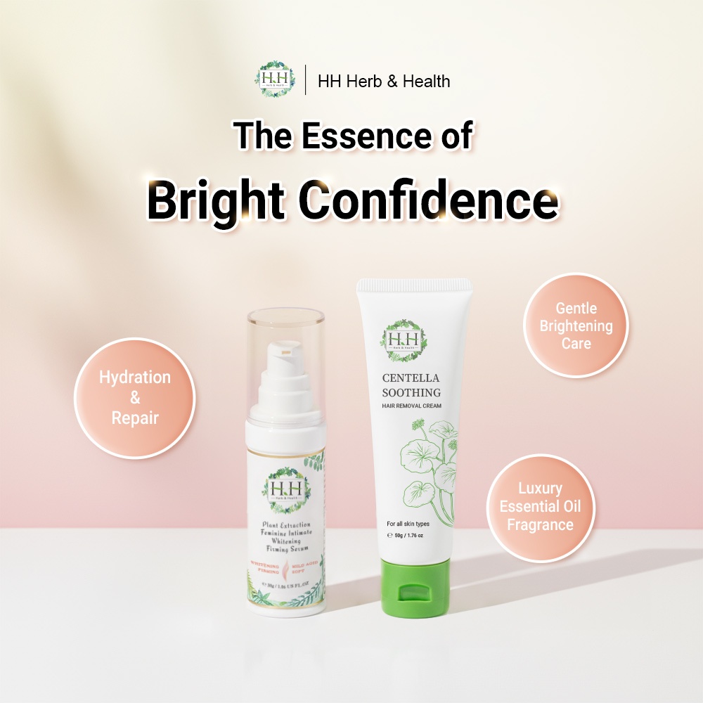 HH Centella Soothing Hair Removal Cream 50g + Whitening Serum 30g ...