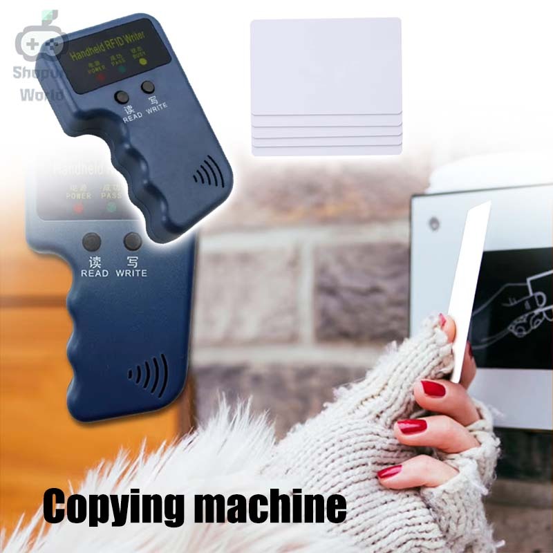 125kHz RFID Copier Duplicator Handheld Reader Writer for ID Card ...